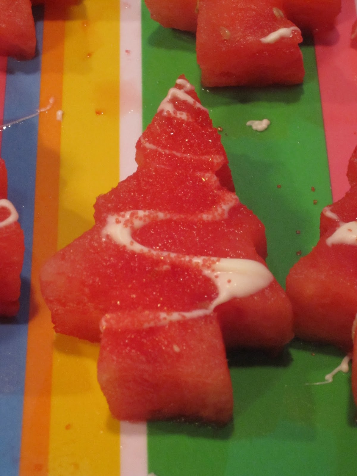 Watermelon Christmas Trees