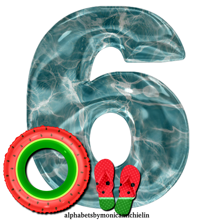 M. Michielin Alphabets: BLUE WATER POOL ALPHABET LETTERS LUMPY ...