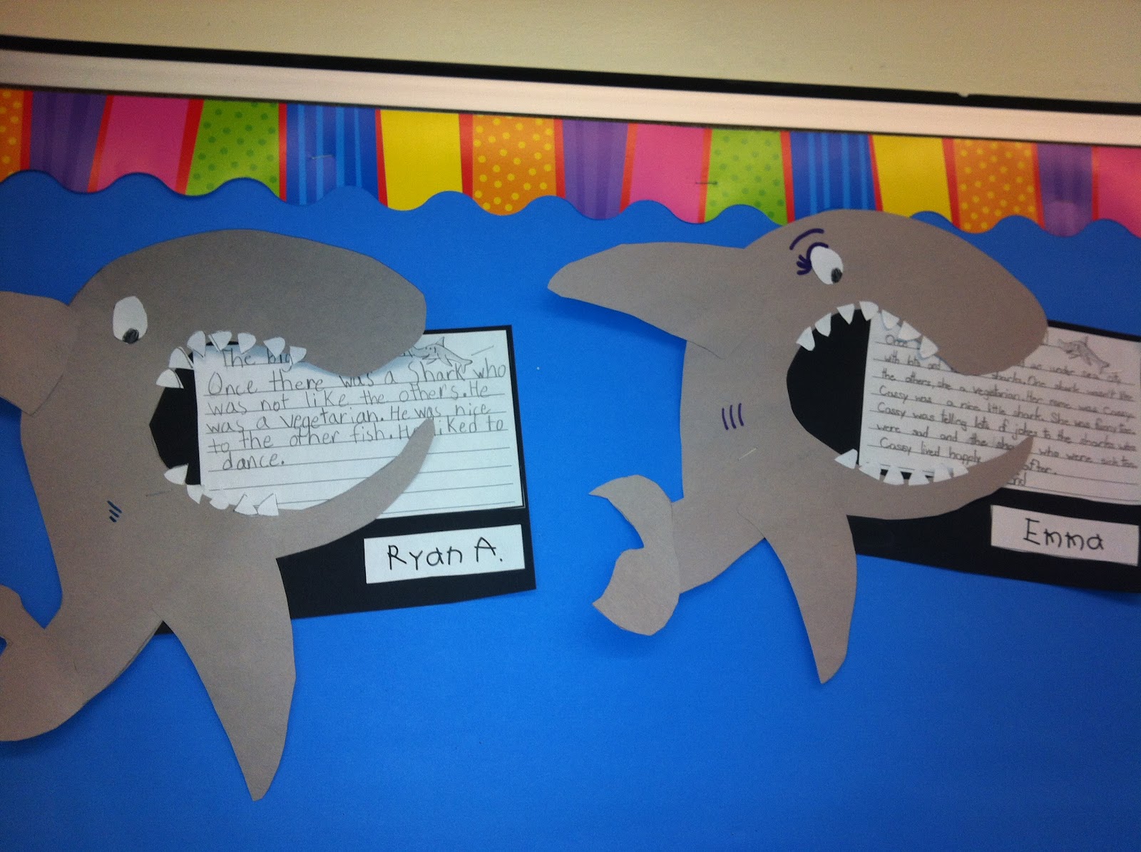 These Sharks are Hungry for Some Stories! - Today in Second Grade
