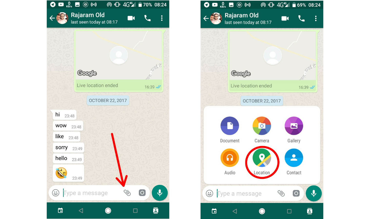 How To Use WhatsApp Live Location Feature On Android Hindi Sikhe All In Hindi how-to-use-whatsapp-live-location-feature-on-android-hindi-sikhe-all-in-hindi