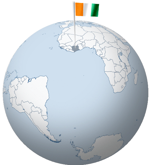 Flag of Ivory Coast (GIF) - All Waving Flags