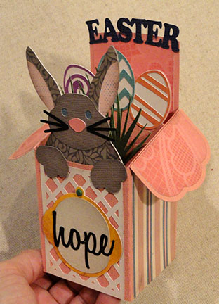 Needles 'n' Knowledge: Bunny Easter Box Card