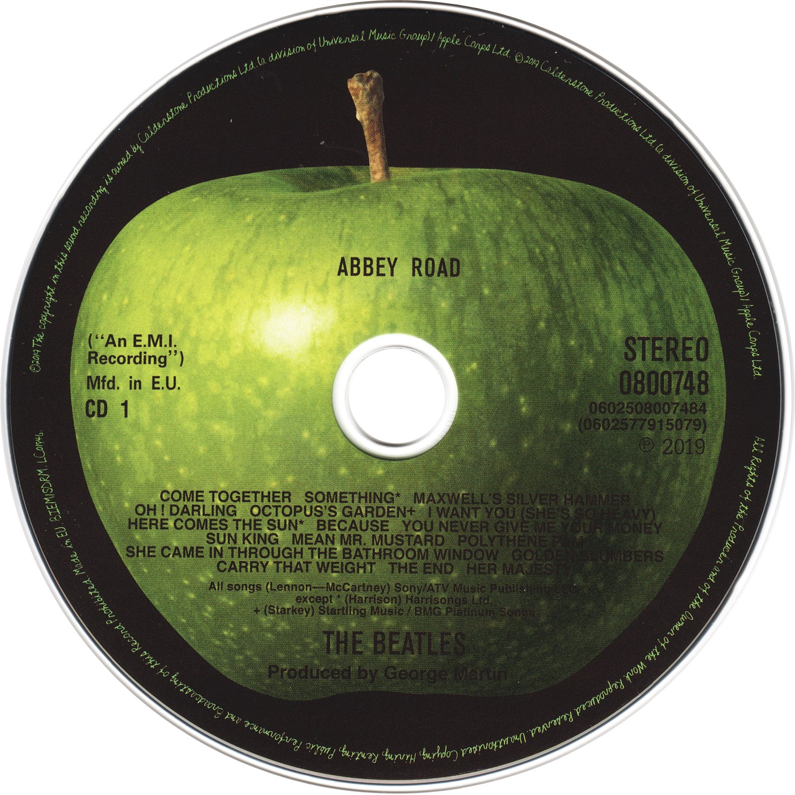 The BEATLES Illustrated: Abbey Road. 50th Anniversary - Compact Disc