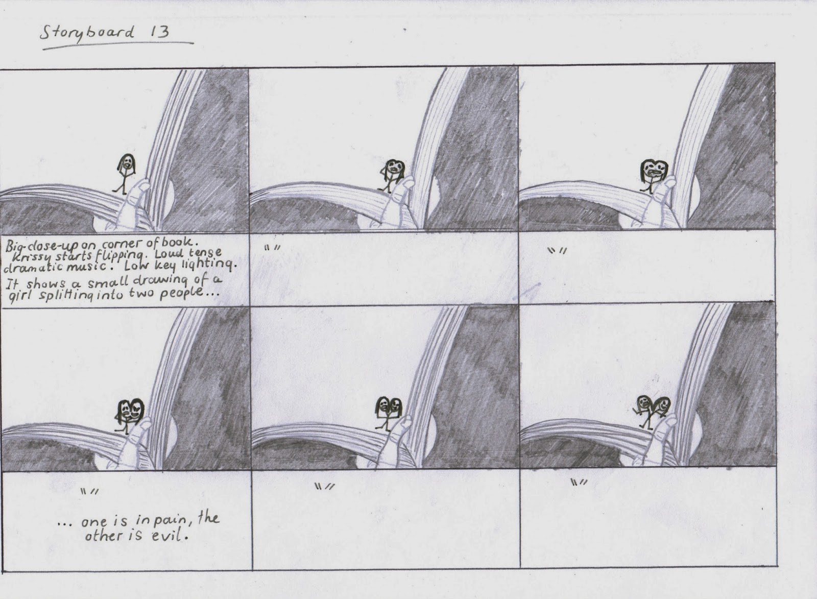 A2 Media Studies: DON'T PEEK: Horror Film Storyboard