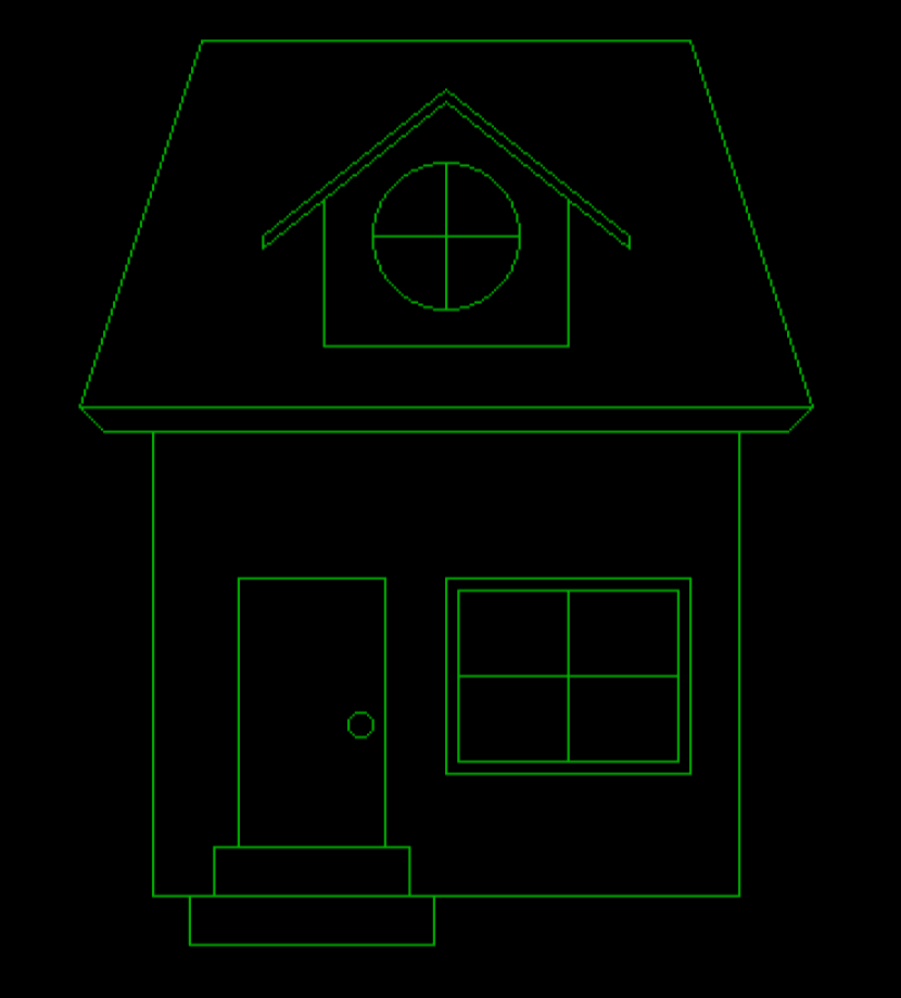 Draw A Unique House In Computer Graphics Using C Language Tech Hub