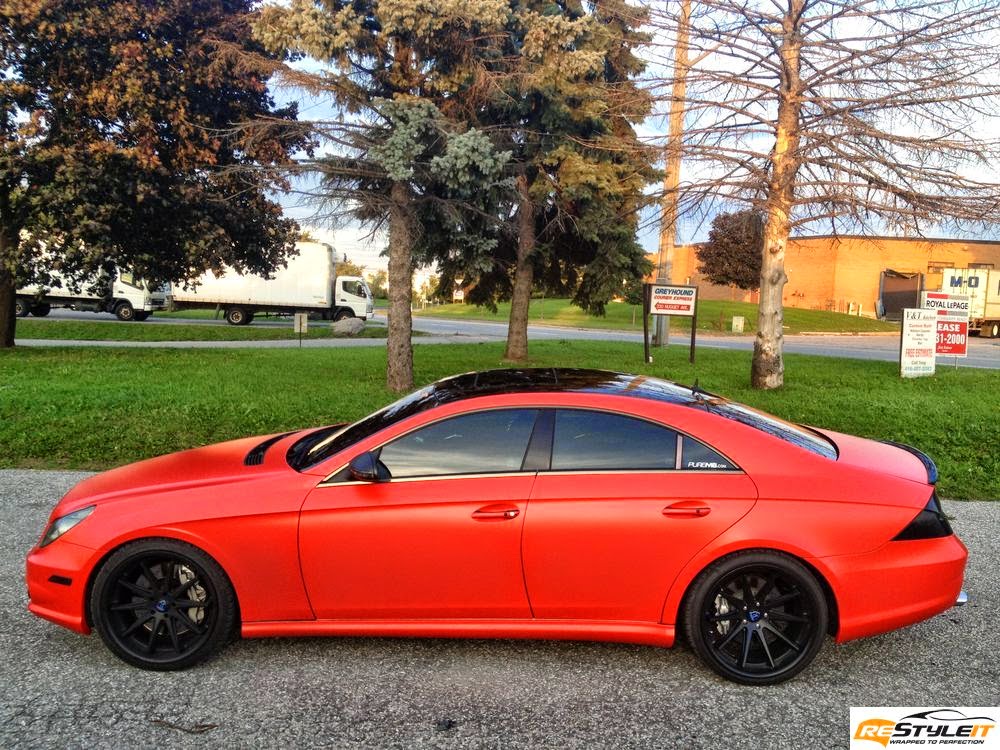 Mercedes-Benz C219 CLS55 AMG Matte Red | BENZTUNING