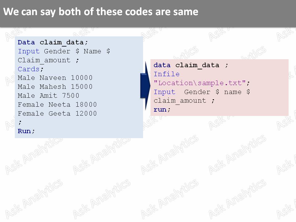 Ask Analytics: Base SAS - Importing Data into SAS
