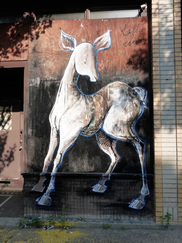 Pittsburgh Murals and Public Art: Goat and Deer murals by Kaff-Eine