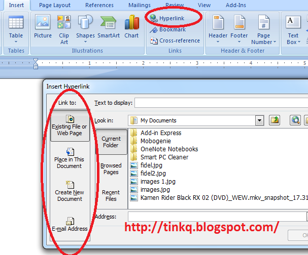 Fungsi Hyperlink Bookmark Cross reference Pada Microsoft Word Mari Fungsi Hyperlink Bookmark Cross reference Pada Microsoft Word Mari