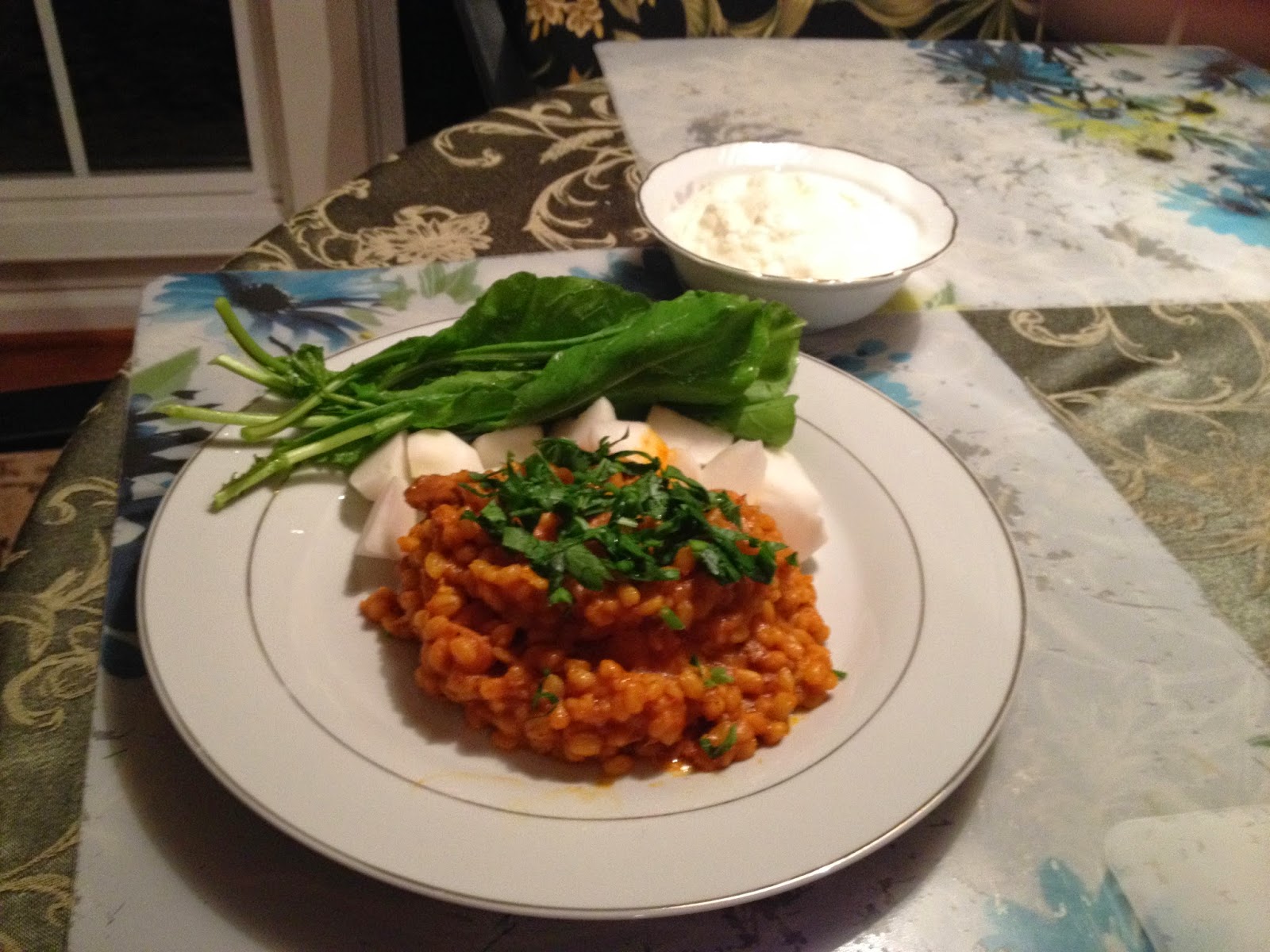 SJ's KITCHEN: Wheat with Chicken (Tavuklu Keskek)