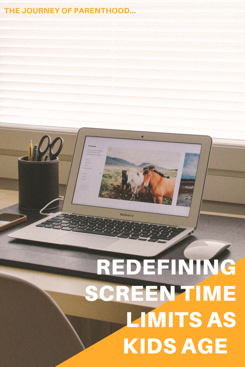 Redefining Screen Time Limits As Kids Age - The Journey of Parenthood...