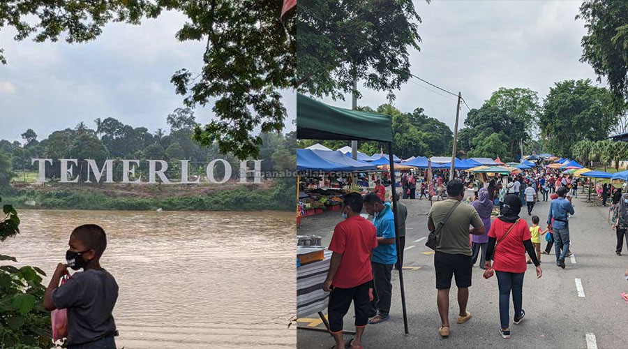 Pekan Sari Temerloh Kini Beroperasi Semula Mengikut Sop Yang Ditetapkan
