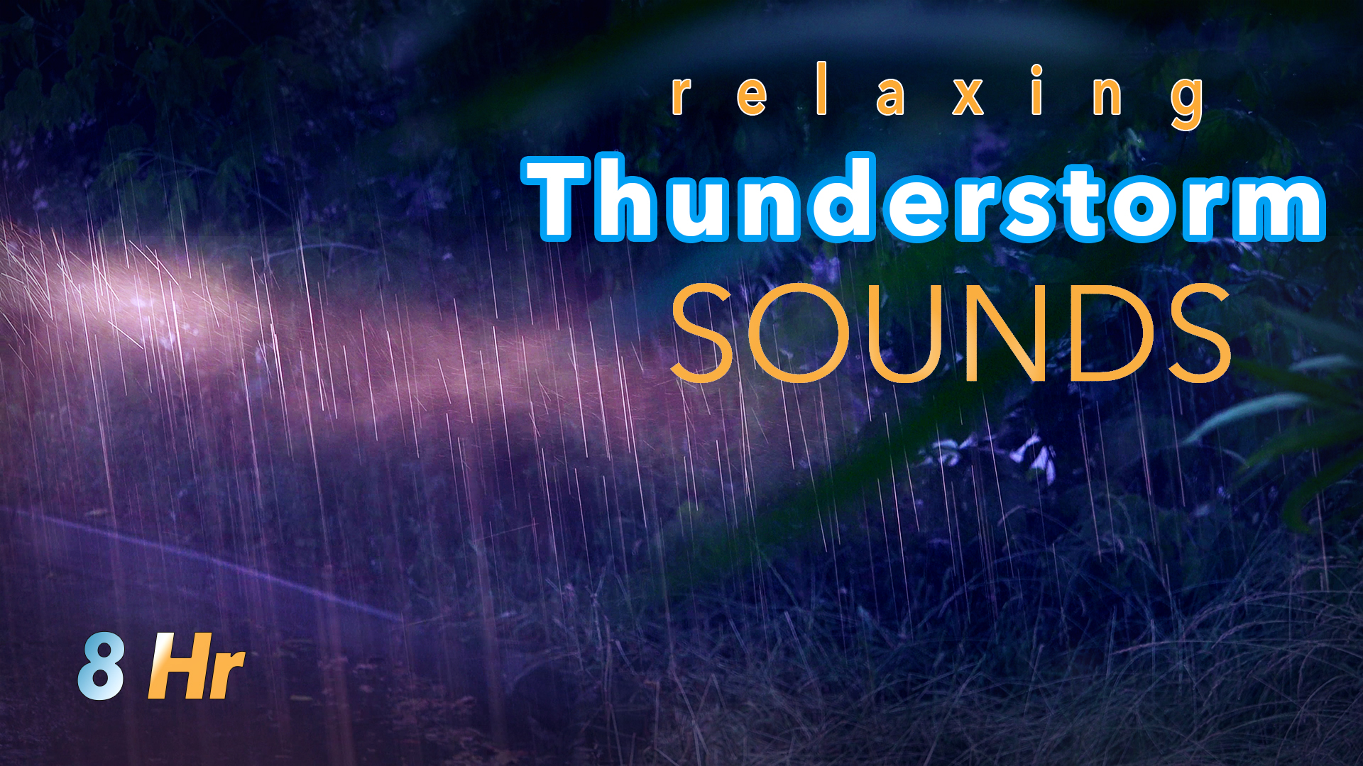 Thunderstorm rain sounds for sleeping.