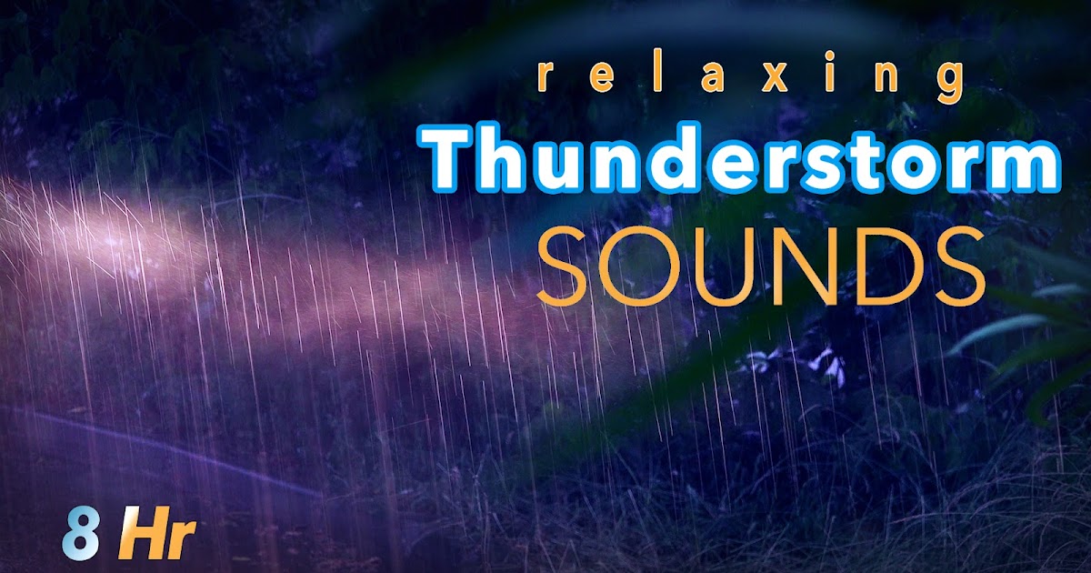 Thunderstorm Rain Sounds For Sleeping