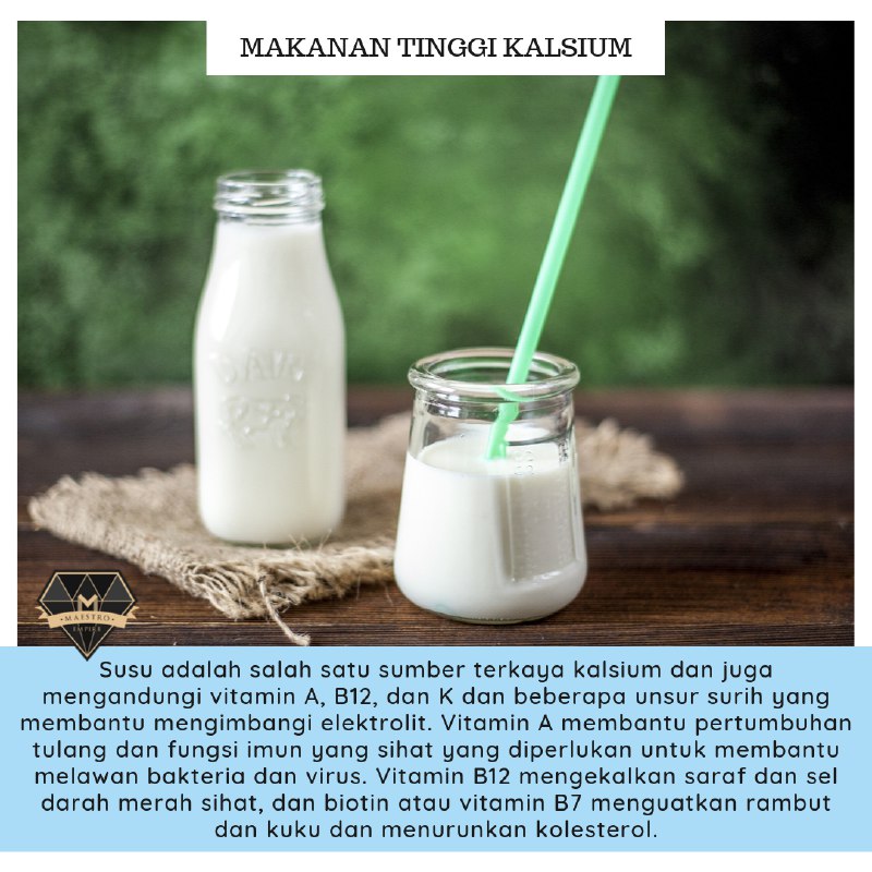 9 Makanan Tinggi Kalsium