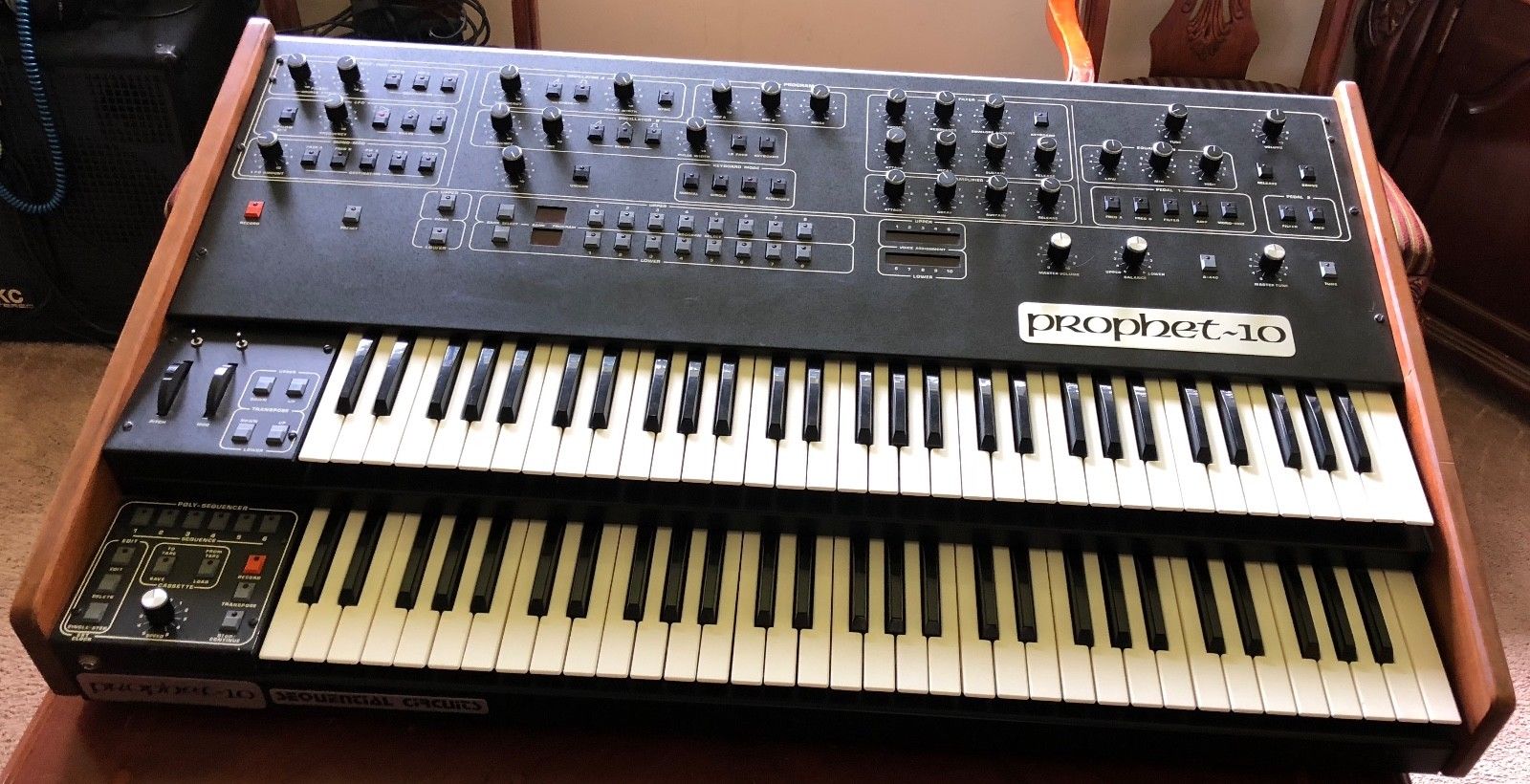 MATRIXSYNTH: Sequential Circuits Prophet 10 Rev 3 w/ MIDI