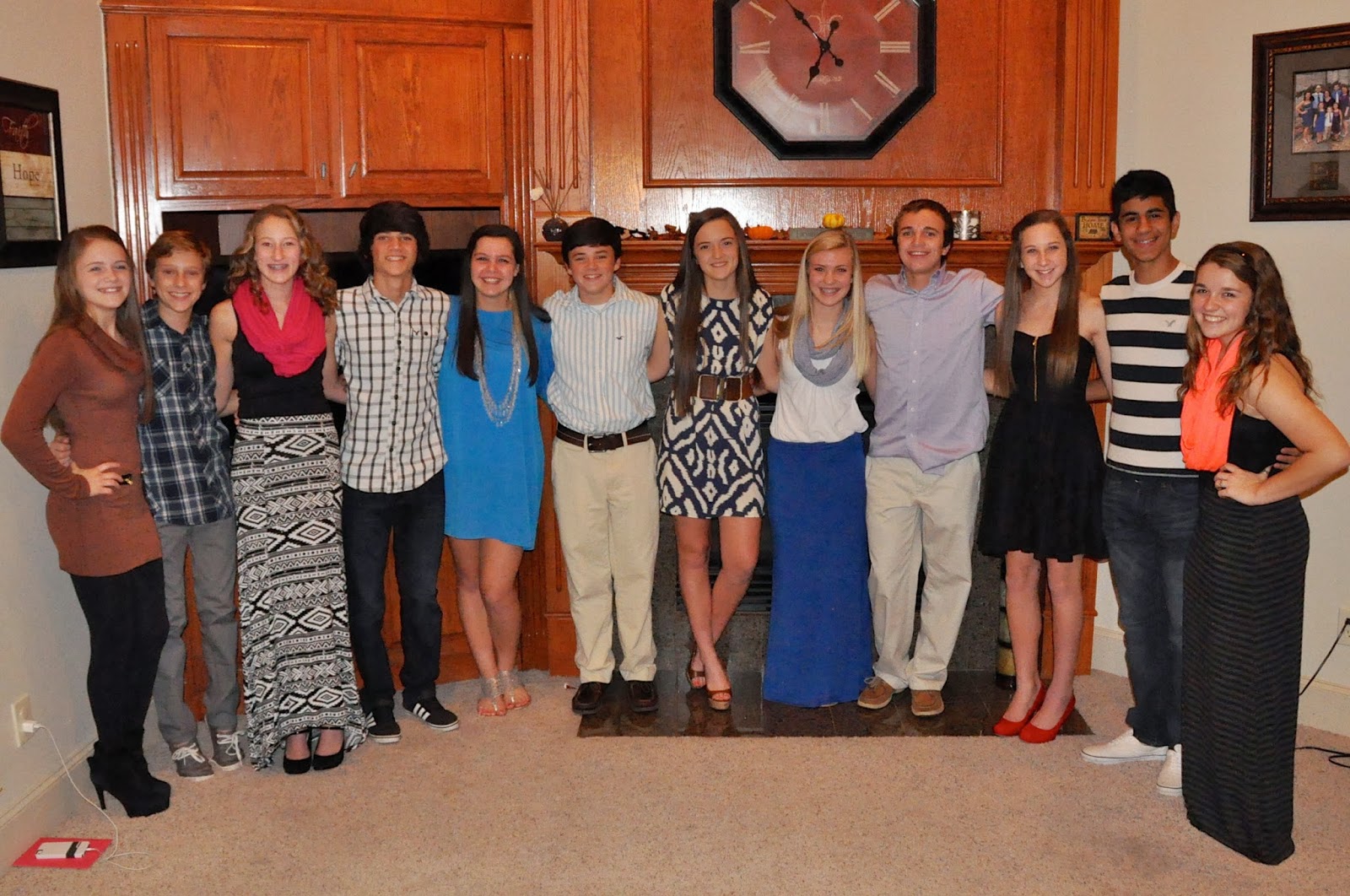 Helms Family Blog: Noelle's 14th Birthday Dinner