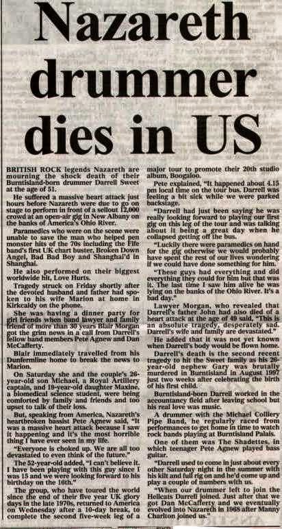 Roni & Nazareth: Darrell Sweet