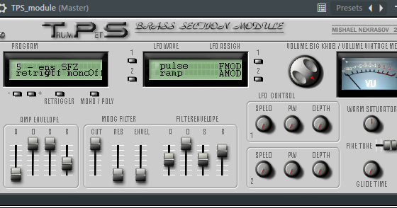 TPS Brass Section Module VST Plugin | Free Download | FL Studio | Brass ...