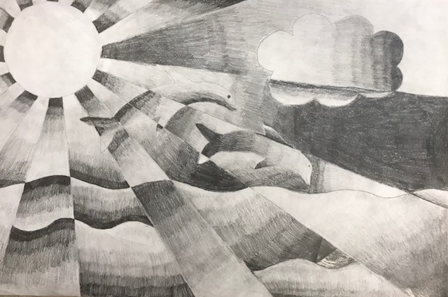 Creating with Kaiser: Shattered Value Drawings