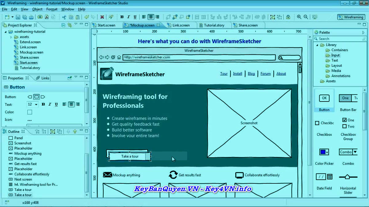 Download và cài đặt WireframeSketcher 6.2.1 Full Key Bản Quyền, Phần mềm thiết kế và sáng tạo ...