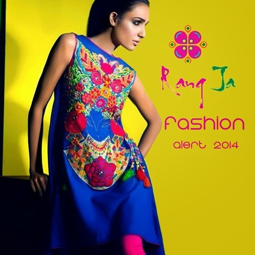 Rangja Neon Nation Collection 2014 | Rang Ja Lawn Summer Collection ...