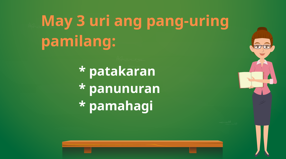 5 Minute Review - Pang-Uring Pamilang