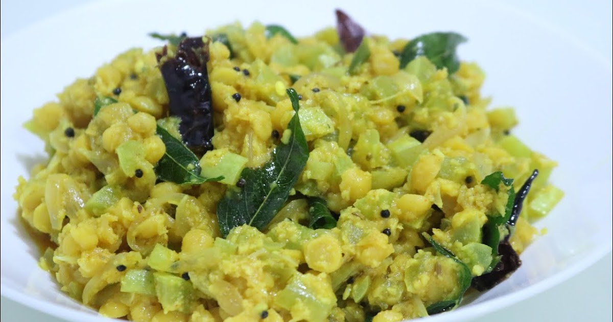 Padavalanga Parippu Thoran (Snake Gourd Dal Stir Fry With Coconut)