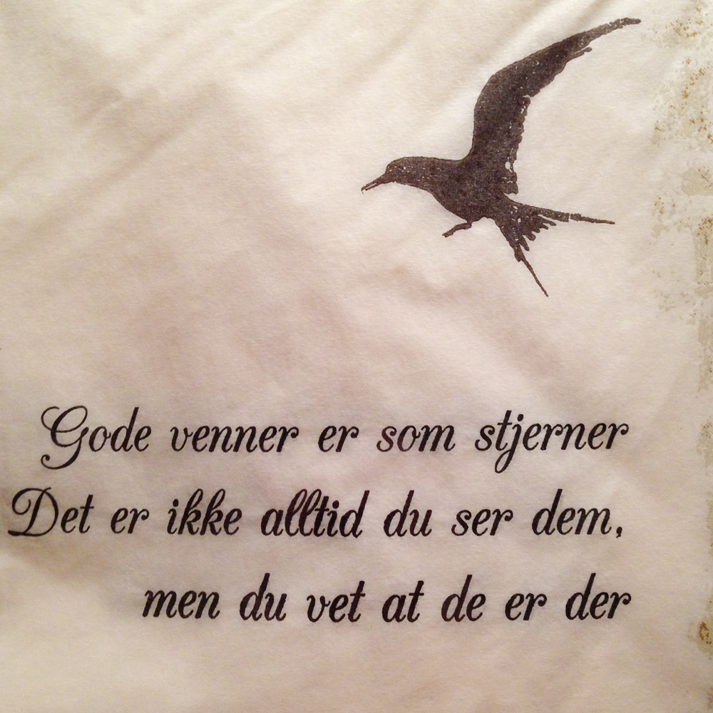 Desiree kort og godt: Gode venner er som stjerner....