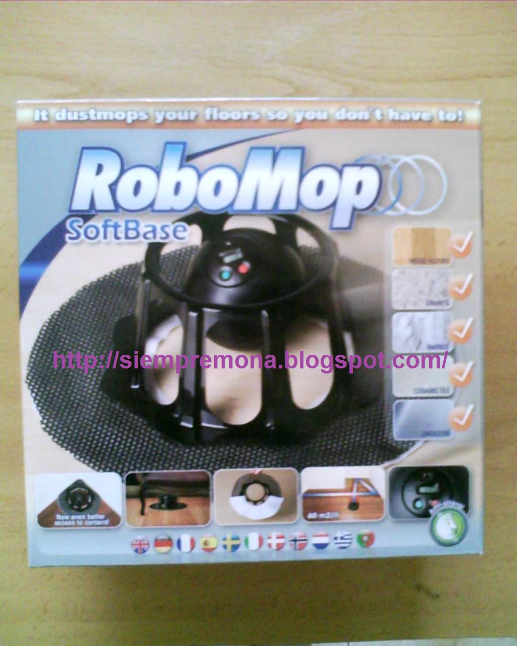 Peace & Love & Happiness: Probando Probando Robomop Softbase