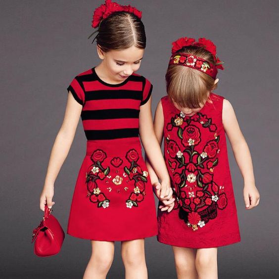 Children's dresses in cheerful colors Spring and Summer 2021