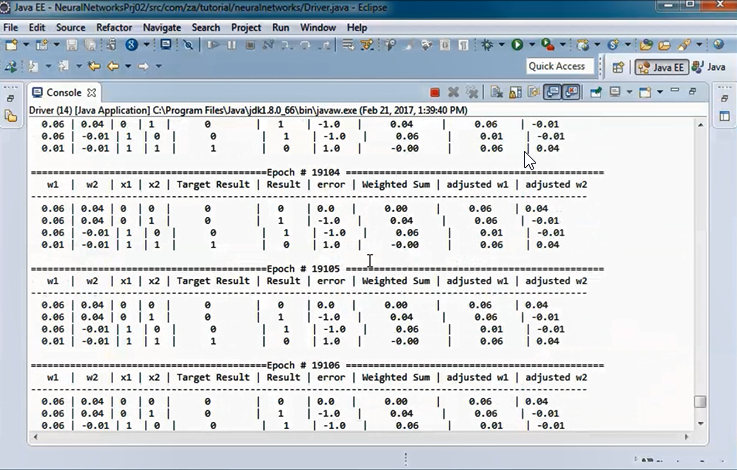 Prototype Project: Neural Networks w/ JAVA - Tutorial 03 Prototype Project: Neural Networks w/ JAVA - Tutorial 03