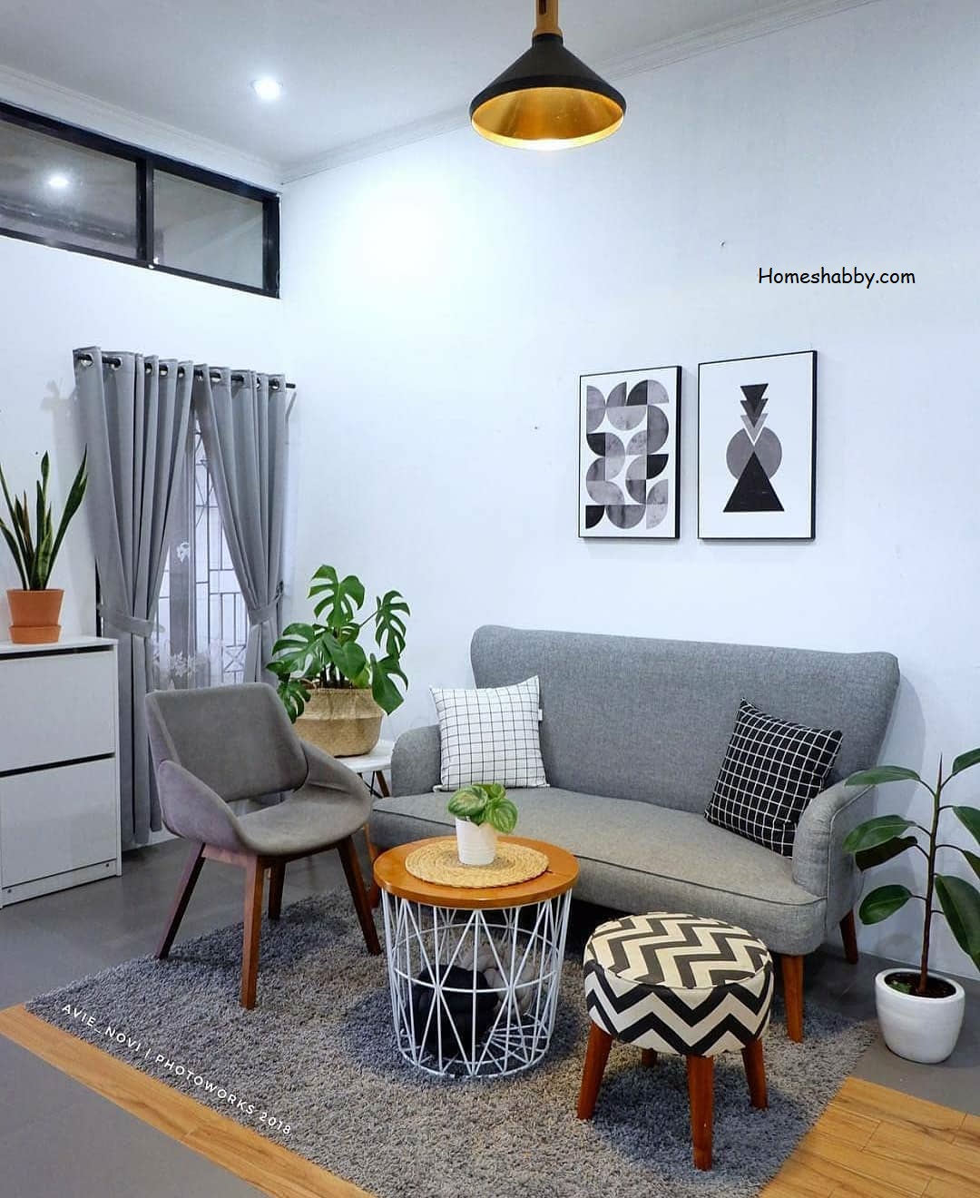 7 Ruang Tamu Elegan Rumah minimalis Serba Abu - Abu yang Bikin Gemas ...