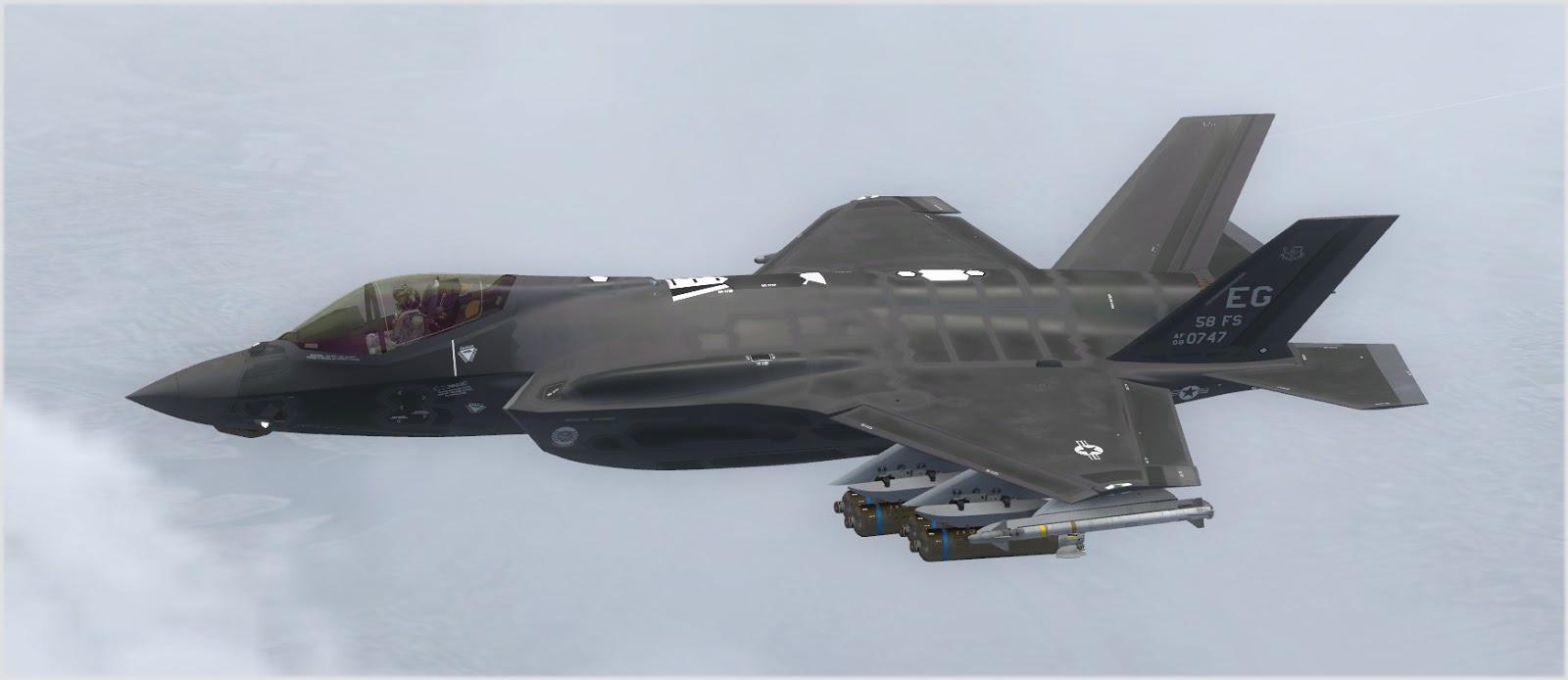 IndiaFoxtEcho Visual Simulations: Hovering in the F-35B