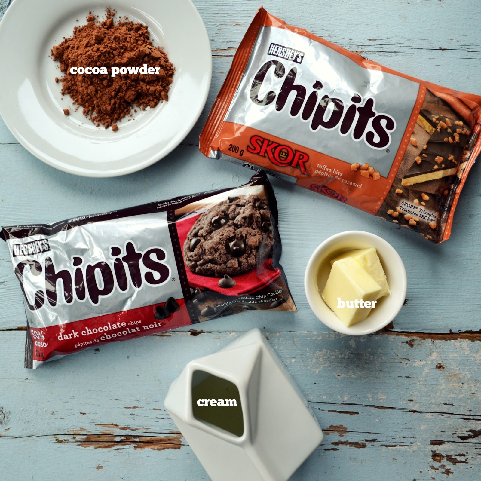 Chocolate Toffee Truffles (with Hershey's CHIPITS)