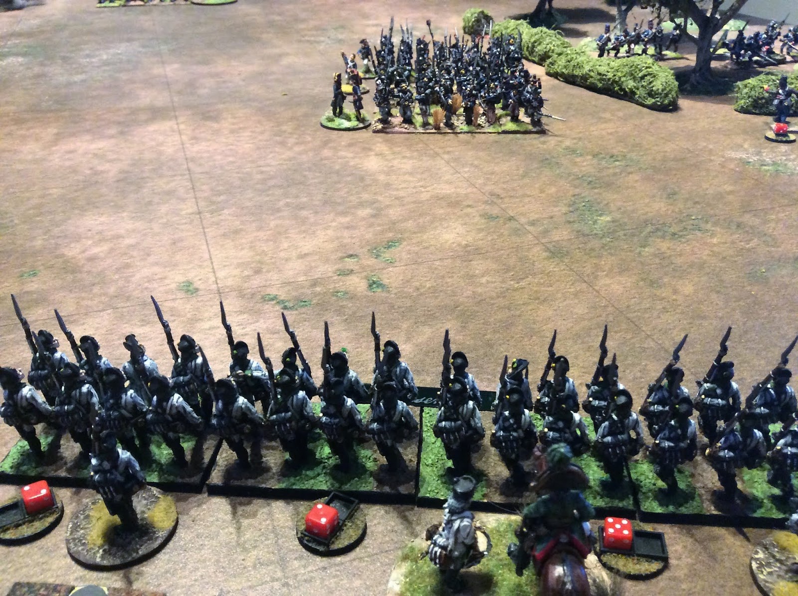 The Northumbrian Wargamer.: Column vs line, Sharp practice 2