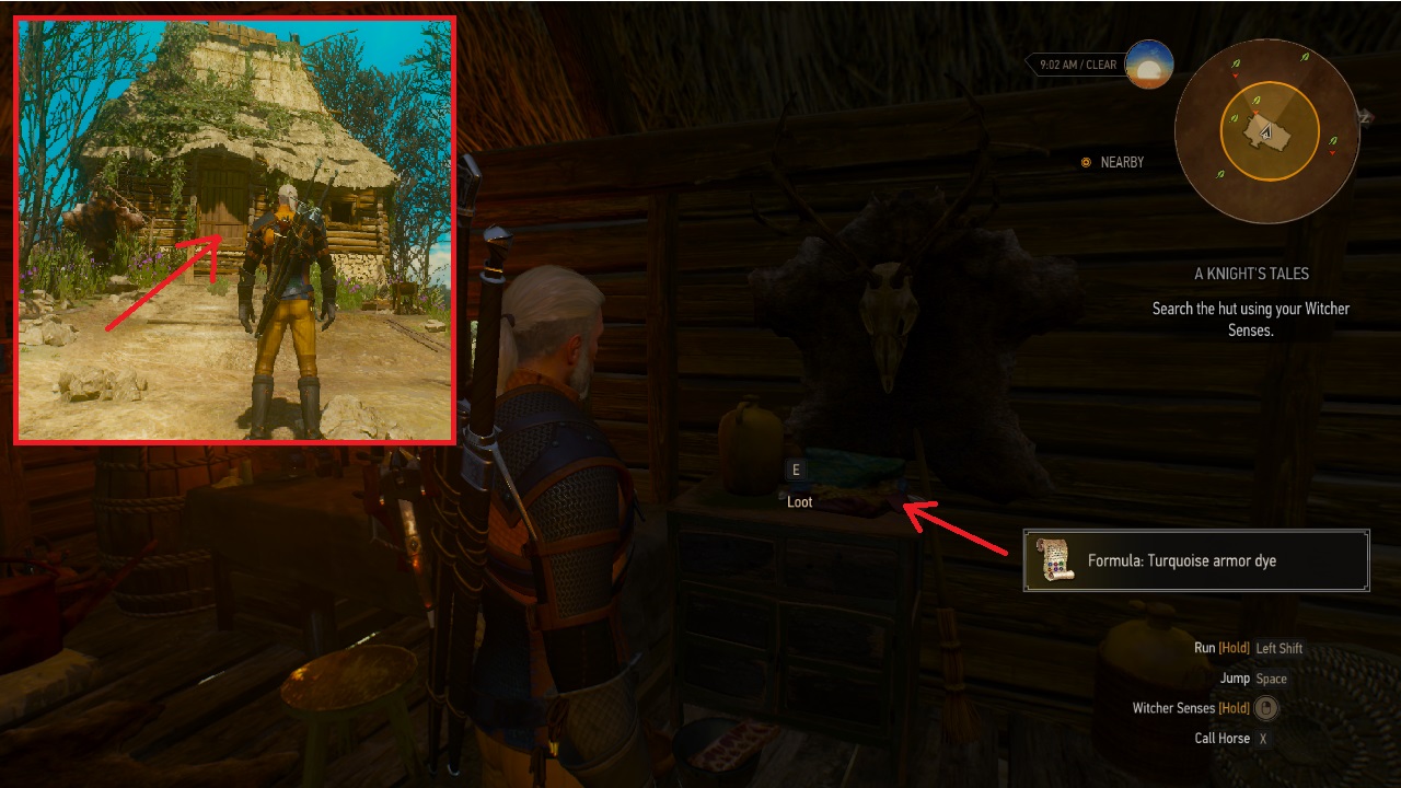 THE WITCHER 3 : ARMOR DYE FORMULA, LOKASI & CARA MENDAPATKANNYA ...