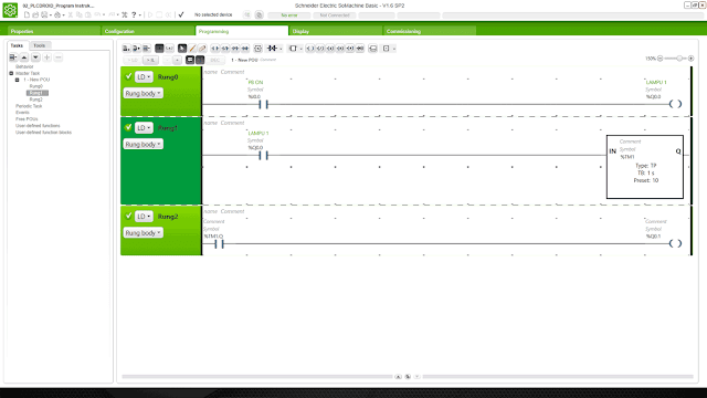 Memahami Program Function Block Timer PLC M221