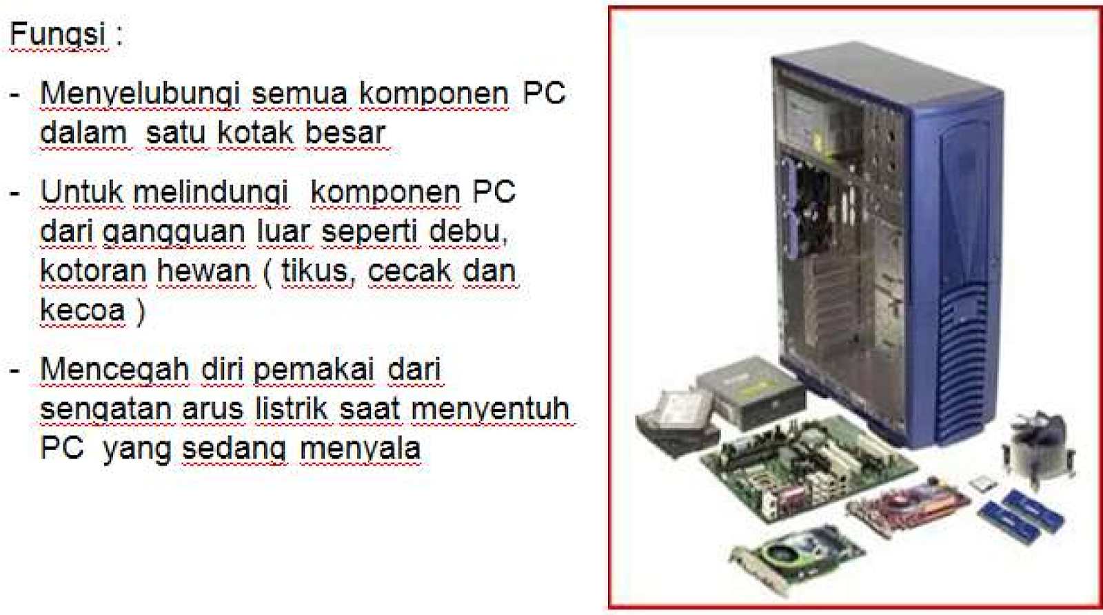 Troubleshooting - Mengenal komponen PC