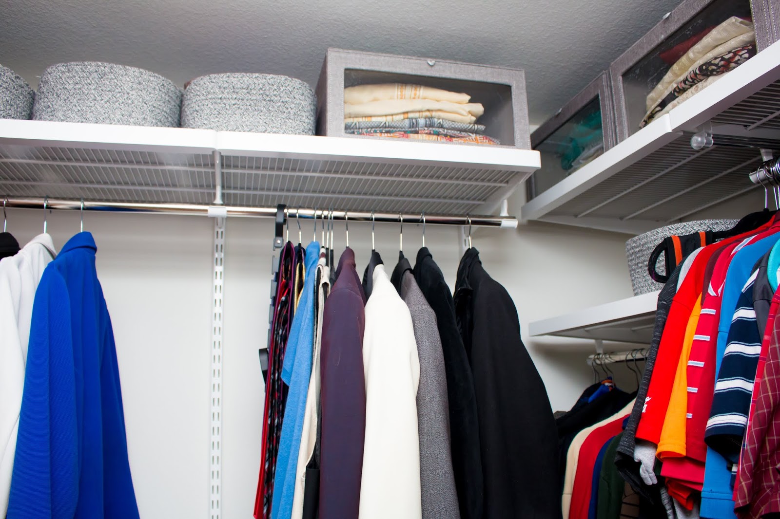 HIS and HERS: Wheelchair Accessible Master Closet Solution: Elfa ...