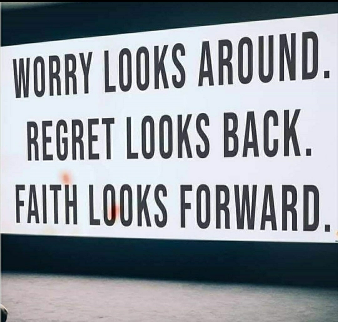 FAITH LOOKS FORWARD