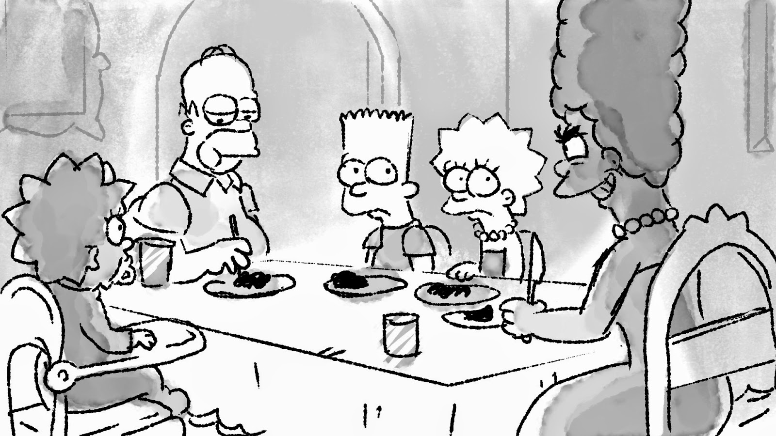 David Kantrowitz - Art Blog: Spoiler Country: The Simpsons - Storyboard ...