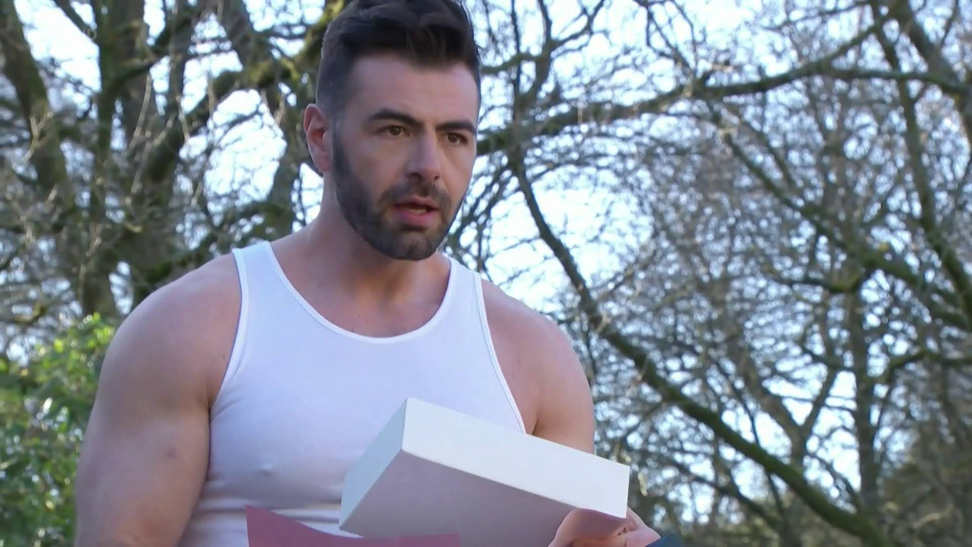 Hollyoaks off the Charts: David Tag Shirtless