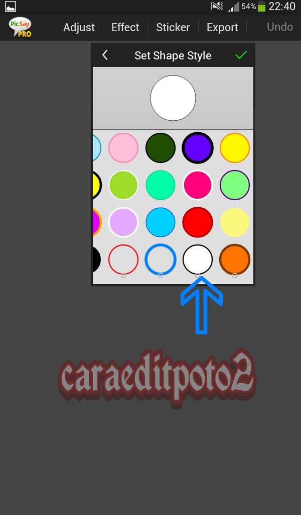 Cara Membuat Logo Nama Transparan di Picsay Pro Android