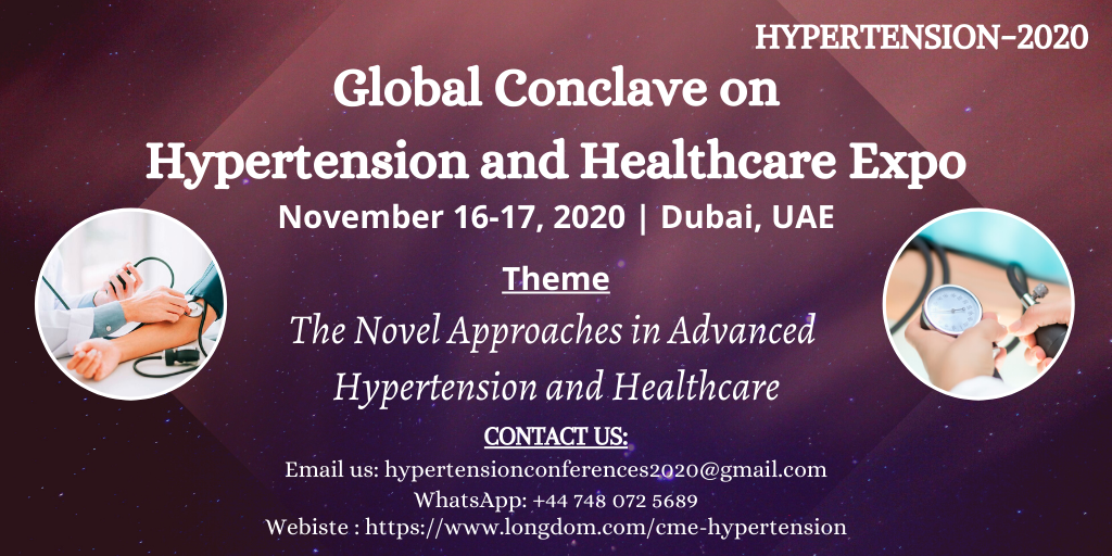 Global Conclave On Hypertension And Healthcare Expo November 16 17