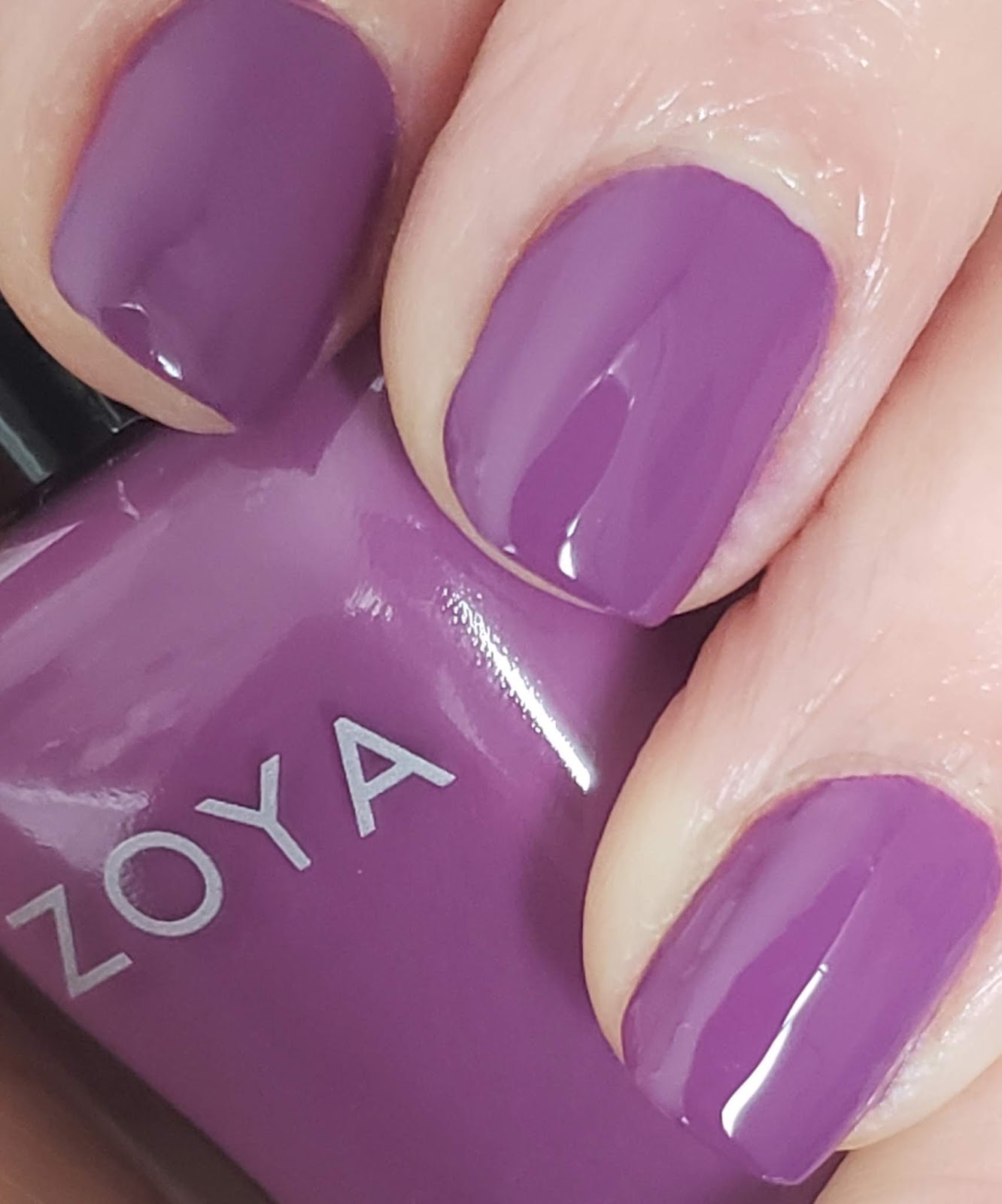 Purple Makeup: Eye Shadow, Blush, Lipstick and Nail Polish