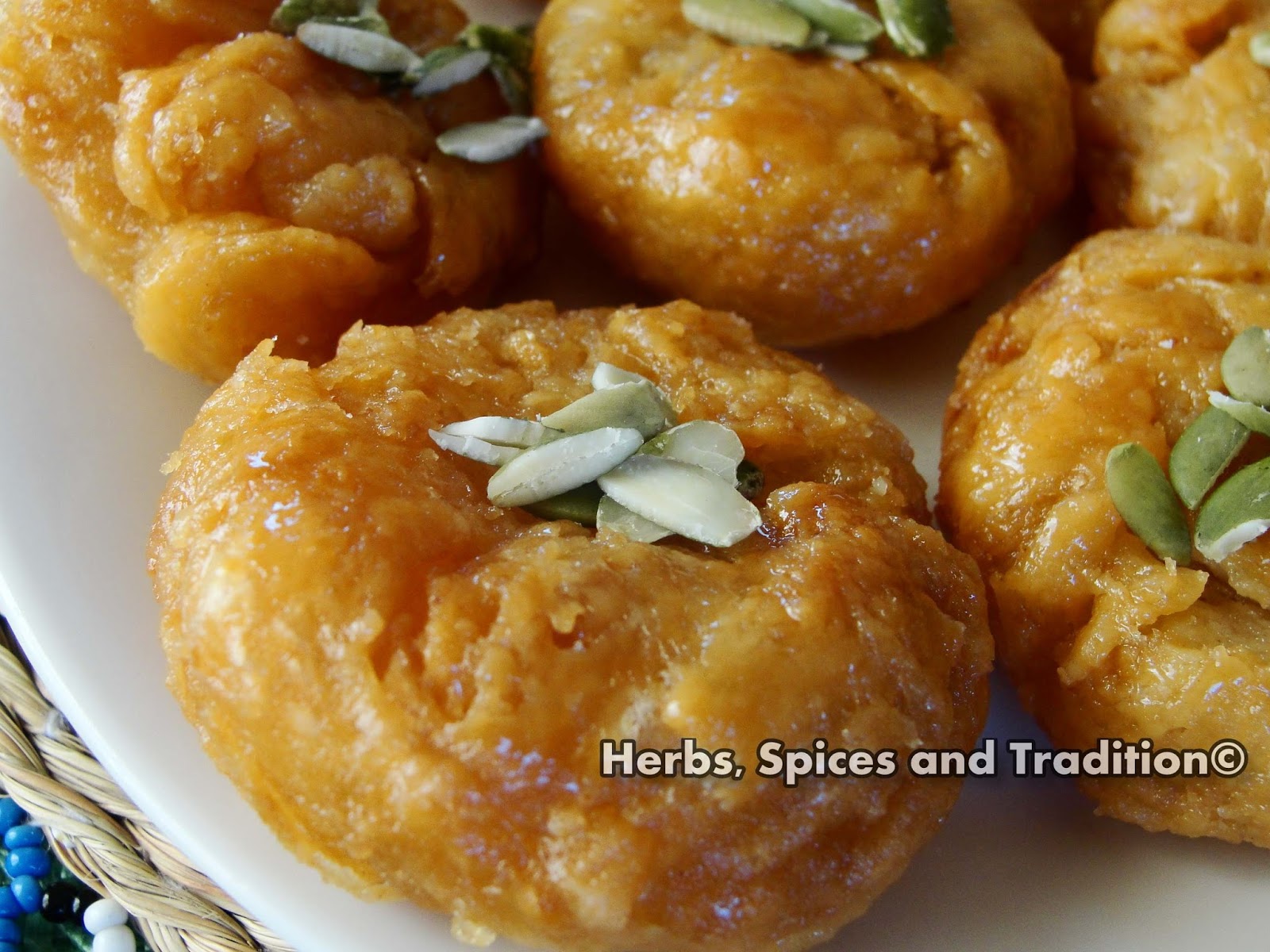 Herbs, Spices and Tradition: Baloo Shahi (Indian styled doughnut)
