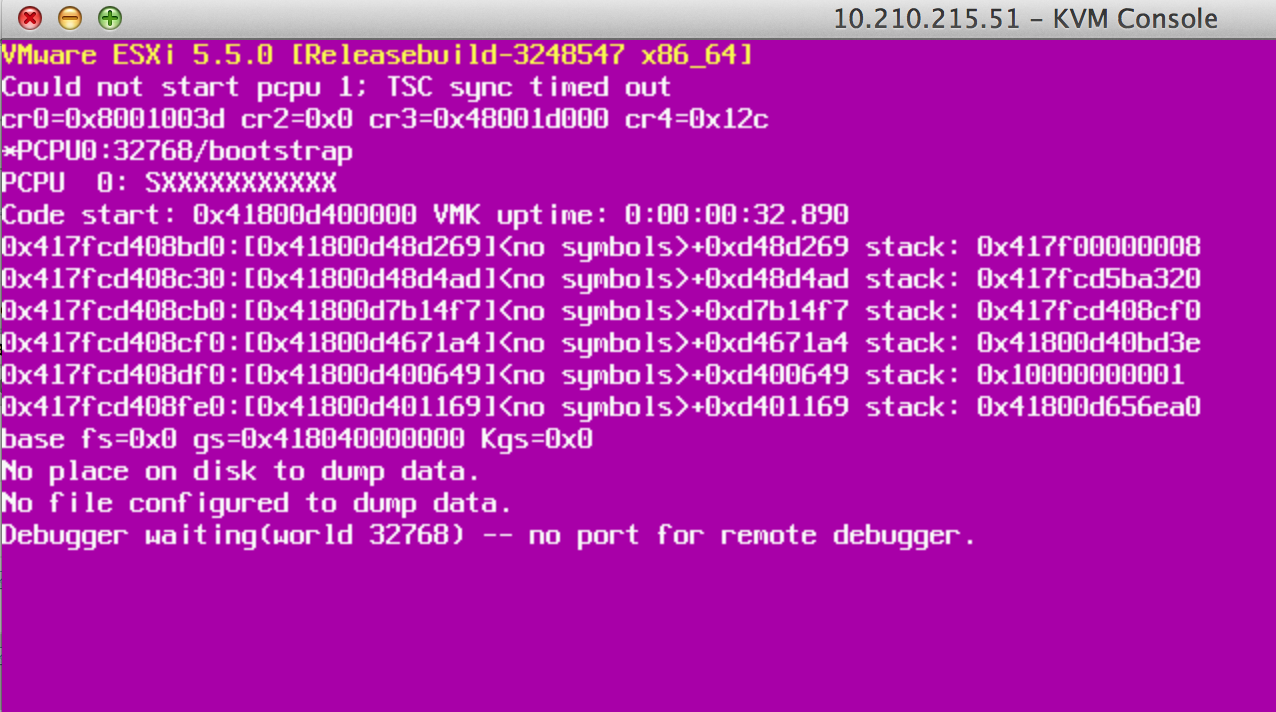 Rivald's Blog: Cisco UCS C220M4s and the Purple Screen of Death - Could ...