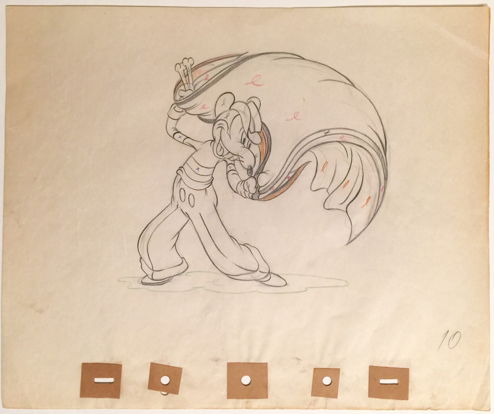 Animation Collection: Original Production Drawing of Mortimer Mouse ...