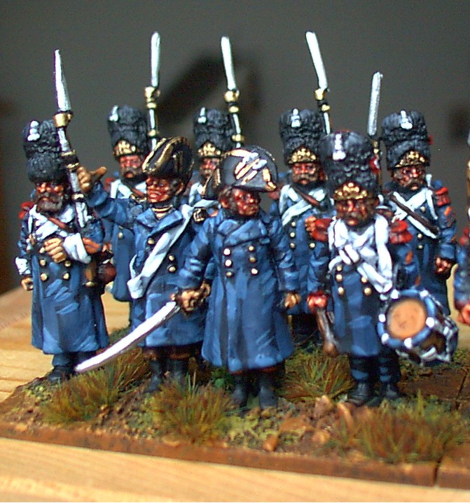 Painting Lead and other stuff.: 28mm Napoleonic French Old Guard Grenadiers